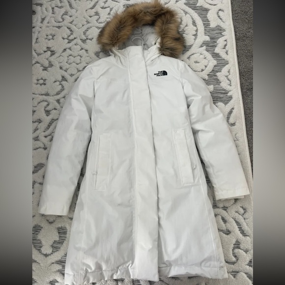 The North Face | Jackets & Coats | The North Face White Parka Jacket ...